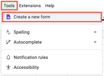 How to Automatically Attach a Google Form to Google Sheets