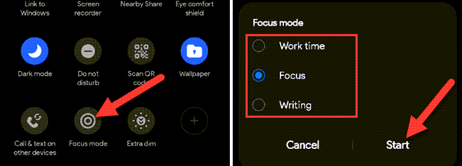 How to Use Focus Mode on Android