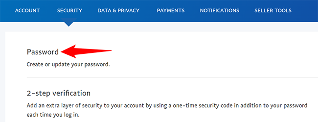 How to Change Your PayPal Password