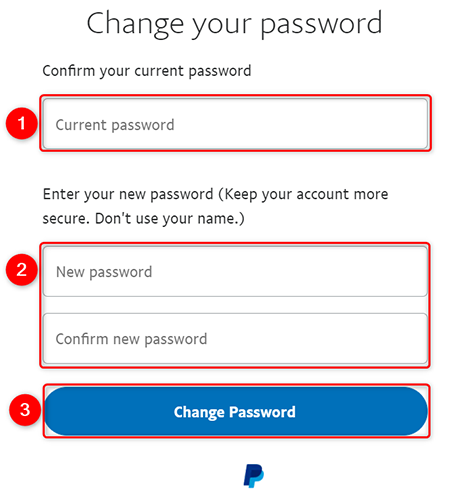 How to Change Your PayPal Password