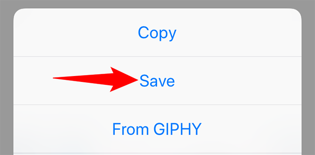 How to Save GIFs on iPhone