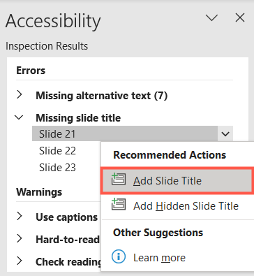 How to Add Titles to Slides in Microsoft PowerPoint