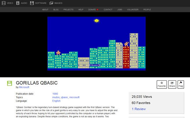 GORILLA.BAS: How to Play the Secret MS-DOS Game From Your Childhood