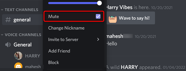How to Mute Someone on Discord