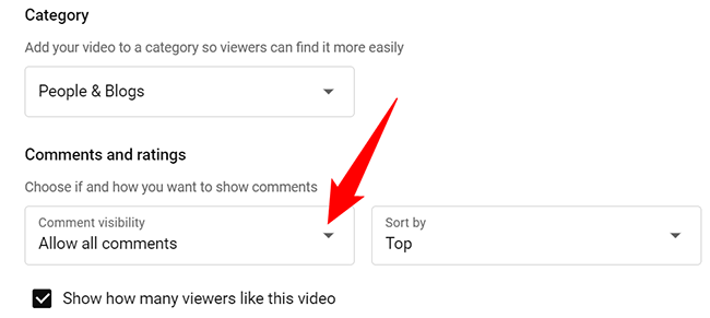 How to Turn Comments On or Off on YouTube