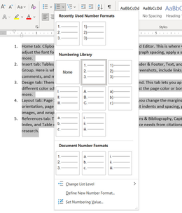How To Number Paragraphs In Microsoft Word