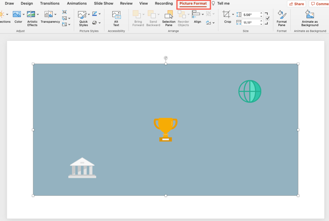 How to Animate a Still Slide Background in Microsoft PowerPoint