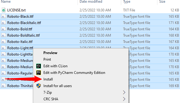 How to Install Fonts on Windows 10