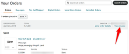 How To Get and Print A Receipt From Amazon
