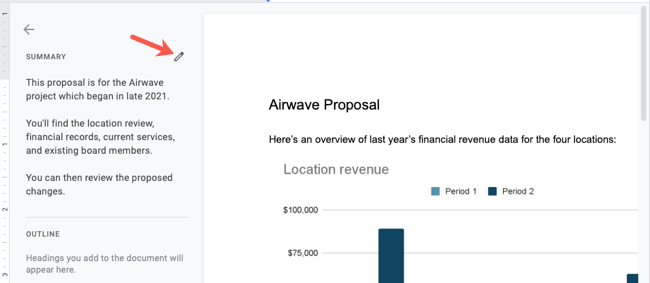 How to Add a Document Summary in Google Docs