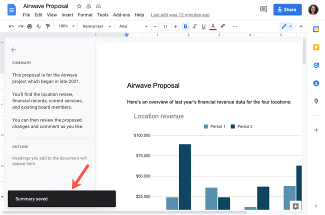 How to Add a Document Summary in Google Docs