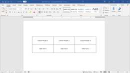 How To Center Text In A Microsoft Word Table