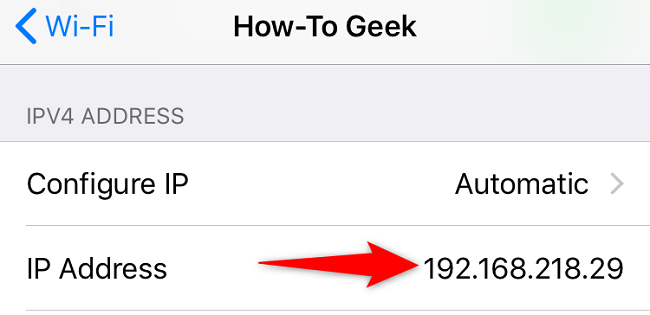 How to Find Your iPhone's IP Address