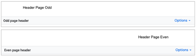 How to Have Different Headers and Footers Per Page in Google Docs