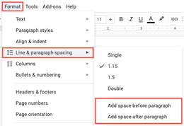 How To Change Line Spacing In Google Docs