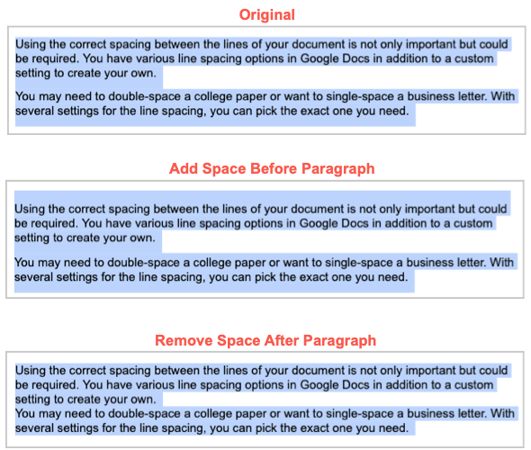 How to Change Line Spacing in Google Docs