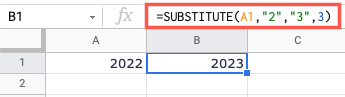 How to Substitute Text in Google Sheets