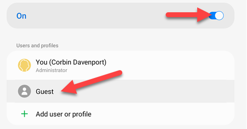 How to Set Up Android's Guest Mode
