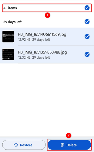 How to Empty the Trash on Android