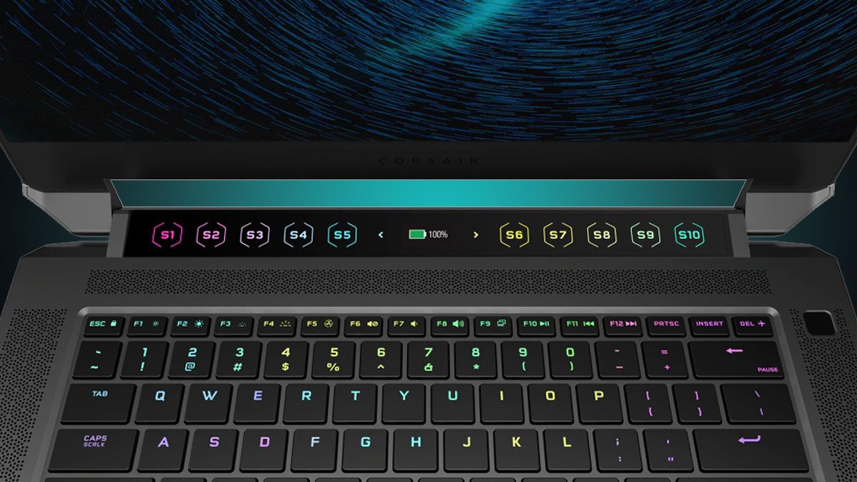 Corsair's First Gaming Laptop Has Mech Keyboard & Touch Bar