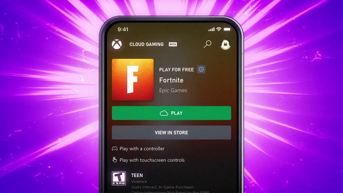 Fortnite Returns to iPhone and iPad With Xbox Cloud Gaming