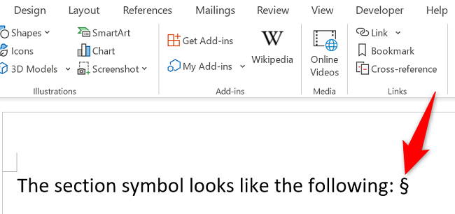 How to Type the Section Symbol in Microsoft Word