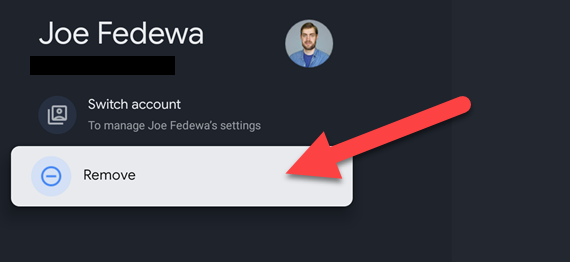 How to Remove Google TV Profiles