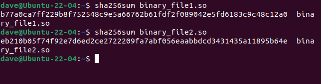 How to Compare Binary Files on Linux