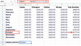 How To Use INDEX And MATCH In Google Sheets