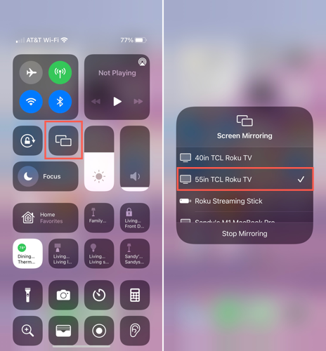 How to Mirror Your iPhone Screen to Roku