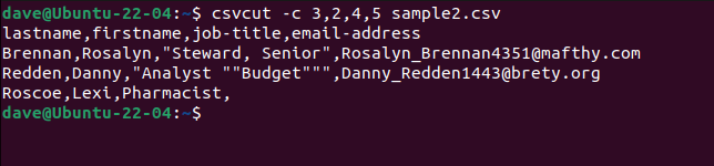 How to Parse CSV Data in Bash