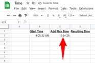 How To Add Or Subtract Time In Google Sheets