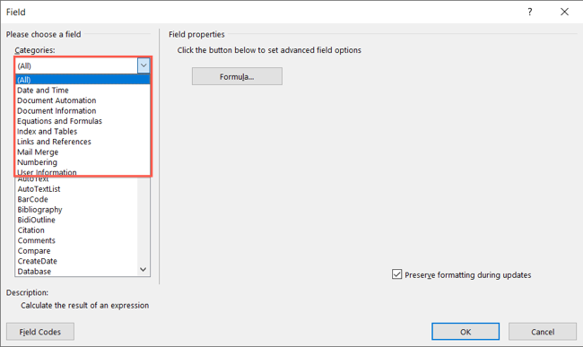 How to Add Document Properties to a Header or Footer in Microsoft Word