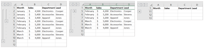 How to Group and Collapse Rows in Microsoft Excel