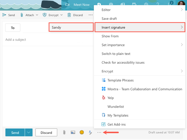 How to Add a Signature in Outlook