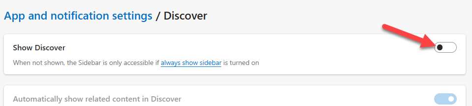 How to Remove Bing Chat "Discover" Button in Microsoft Edge