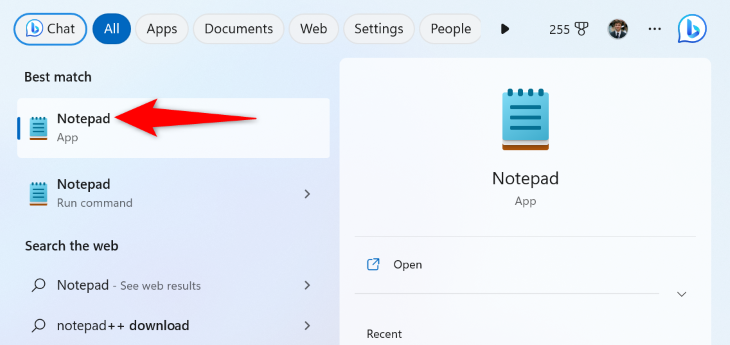 11 Ways to Open Notepad in Windows