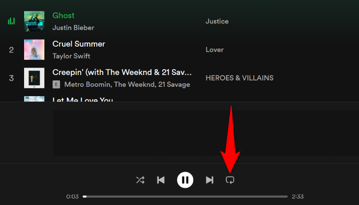 How to Loop a Song on Spotify