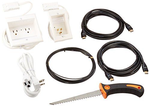 Cure Your TV Cable Management Problem With a Behind-the-Wall Kit