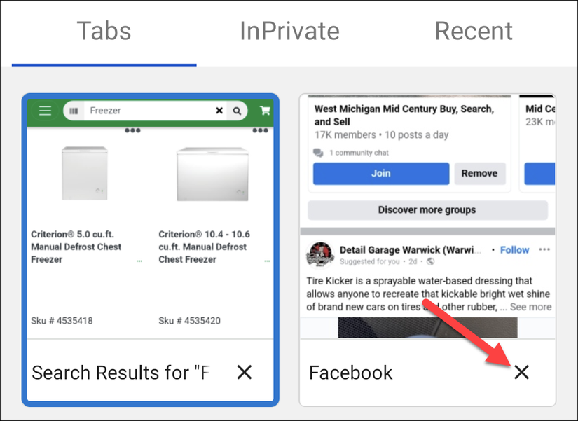 How to Close Tabs on Android