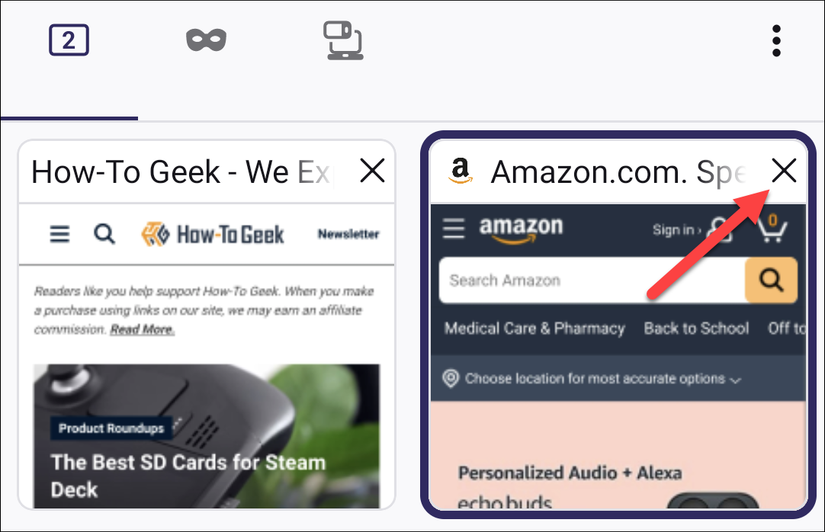 How to Close Tabs on Android