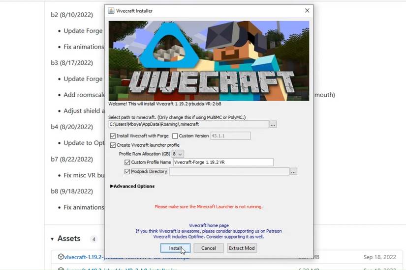 How to Play Minecraft VR on PC and Quest 2