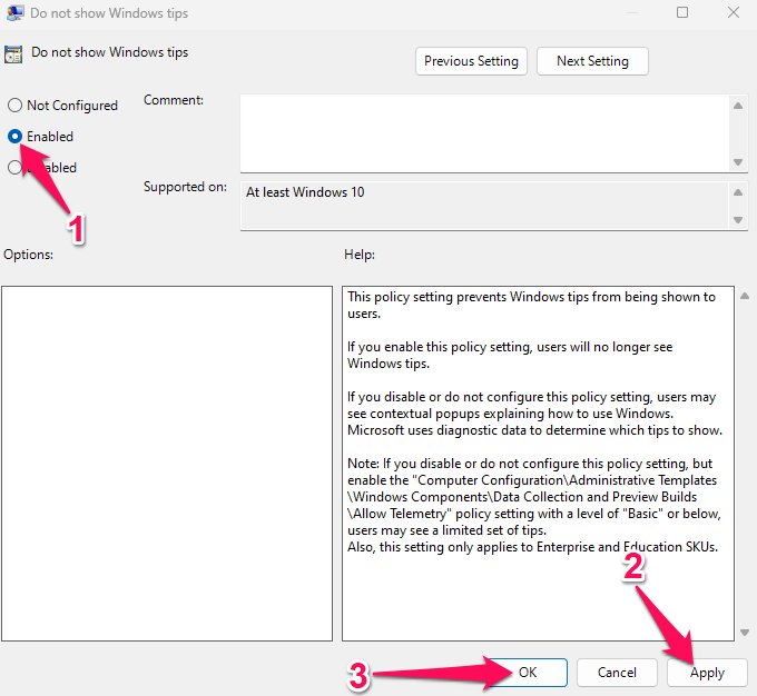 How to Disable Tips and Suggestions Notifications on Windows 11