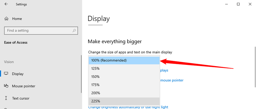 How to Change the Size of Text in Windows 10