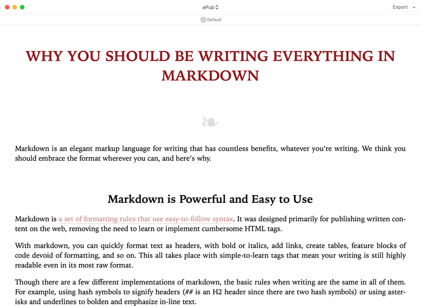 Why You Should Be Writing Everything in Markdown