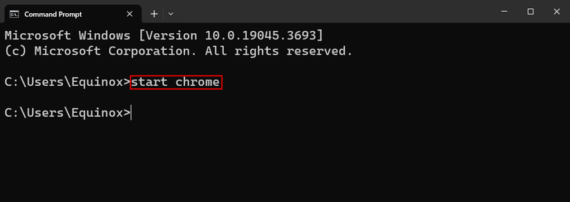 How to Open Google Chrome Using Command Prompt on Windows 10
