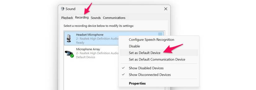 How to Set Your Default Microphone and Camera on Windows 11