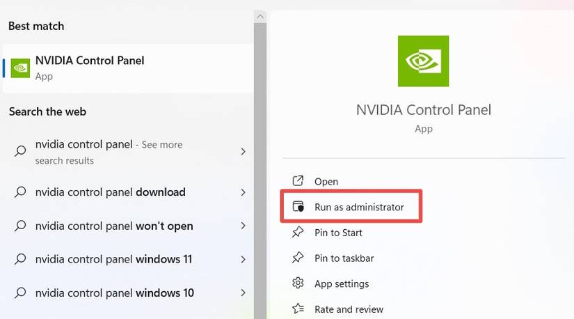 How to Fix NVIDIA Control Panel Not Opening in Windows