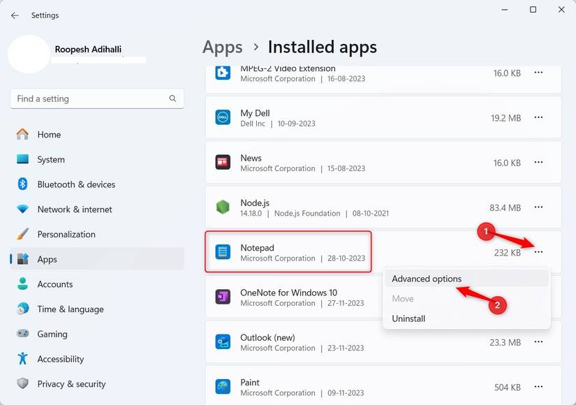 How to Fix Notepad Not Opening on Windows 11