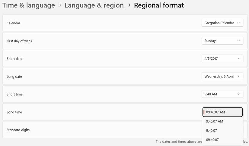 How to Change the Date and Time Format in Windows 11
